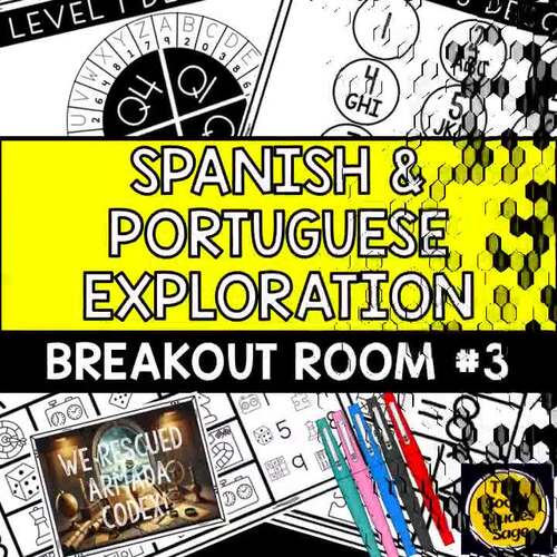 Spanish & Portuguese Explorers Reading Comprehension Breakout Room Activity