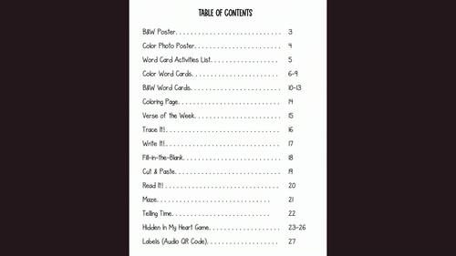 Bible Memory Verse Activities for Proverbs 17:17 by The Jillybean Jar