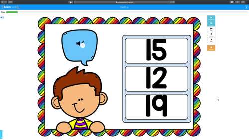 Math: Number Recognition (11-20)- Boom Cards by Mrs Moes Modifications