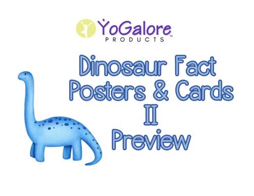 Dinosaur Fact Posters & Matching Cards | PreK–K Science & Vocabulary ...