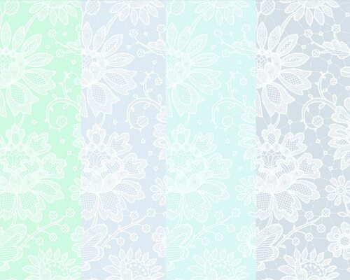 Lace Digital Paper Pack,Pastel Colors Lace Pattern Digital Background