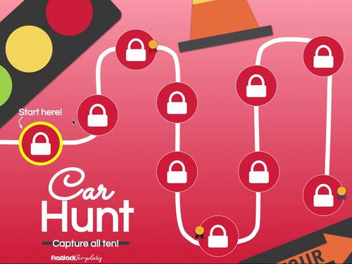 Google Slides PPT Game Template | Editable Self-Checking | CAR | TPT