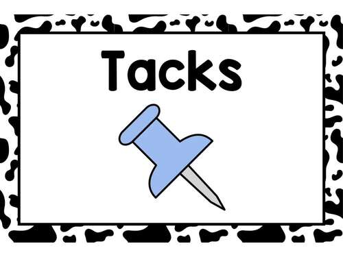 Cow Print Teacher Toolbox Labels by TeachingWithMsEaster | TPT