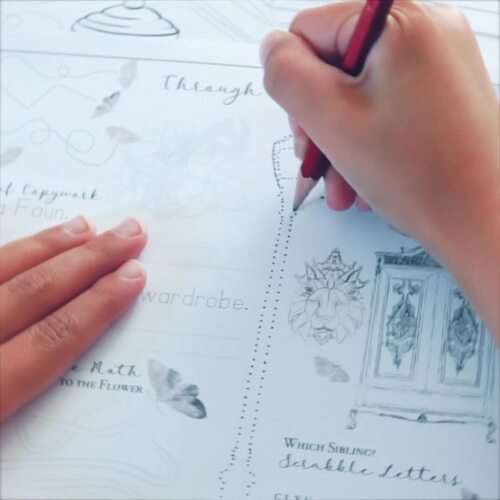 Narnia Activity Placemats | Printable Novel Study Worksheets | Narnia Party