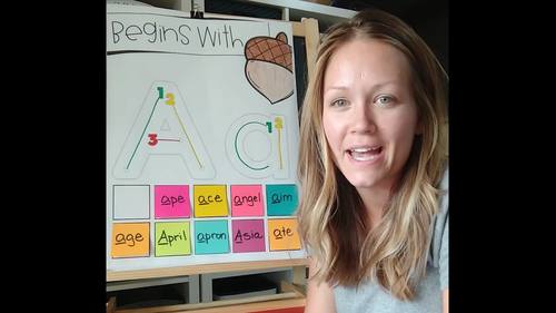 Interactive Alphabet Anchor Charts for Kindergarten | TPT