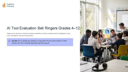 AI Tool Evaluation Bell Ringers Set Bell Life Skills - Practical Routines
