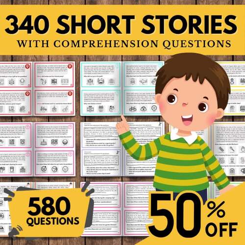 Why How When Who Short Stories With Comprehension Questions Worksheets ...