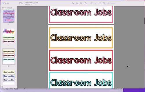 EDITABLE Classroom Jobs | Class Roles | Decor | Display | Student Jobs
