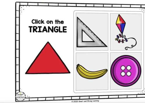 Boom Cards™ - Find & Click 2D Shapes - Real Life- 14 Shape Decks x 15 Cards