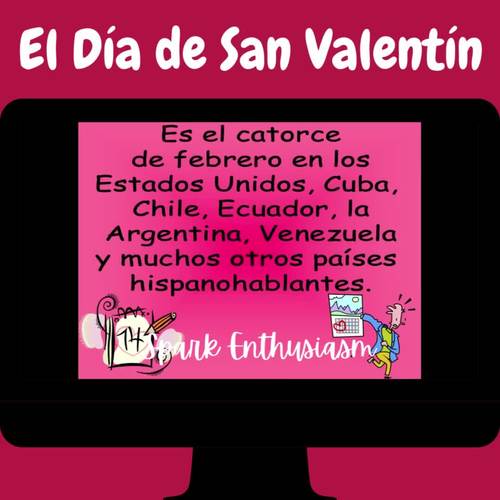 Valentine's Day Power Point in Spanish/ El Dia de San Valentin | TPT