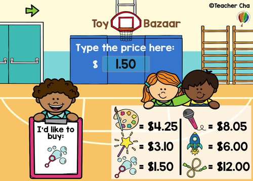 Life Skills: Buying Items from the Toy Bazaar - US Cents Dollars (BOOM ...
