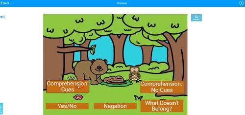 Bear's New Friend Speech and Language Book Companion Boom Edition