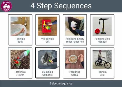 3 to 6 Step Sequencing with Real Photos + BOOM Cards BUNDLE | TPT