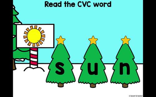 Christmas CVC Word Activities by Lauren's lil Learners | TPT