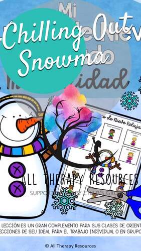SPANISH VERISON - My Chilling Out Snowman I Winter Craft Activity