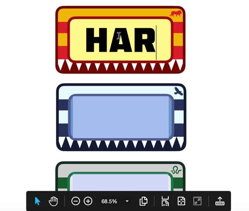 Customizable Harry Potter Name Tags by One Little Monkey | TpT