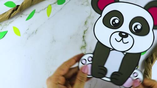 Panda Cut and Paste Craft by Simple Mom Project | TPT