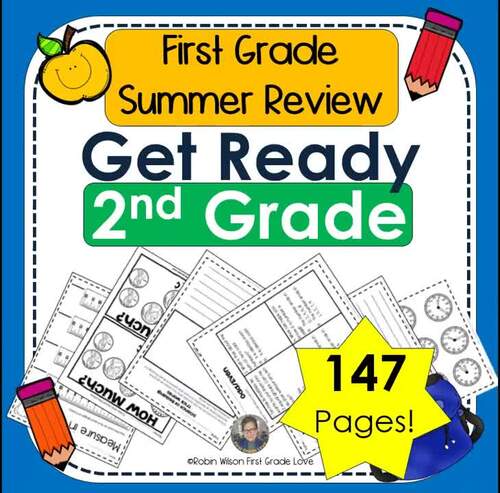 Getting Ready for 2nd Grade Summer Review and Back to School Packet
