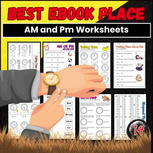 AM and Pm Worksheets by Lib Anatomy school | TPT