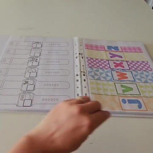 Literacy wearable watch Phonics game Hands-on activity fine-motor ...