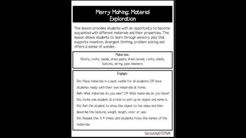 Preschool STEM: Loose Parts (Virtual & Classroom) by Emine at Sprouting ...