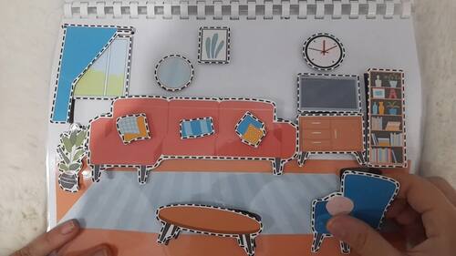 Les parties de la maison , les meubles et les objets , by ZHschool