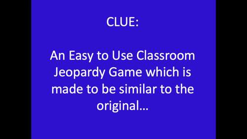 Ocean Jeopardy Earth Science Trivia Game by The STEM Center | TPT