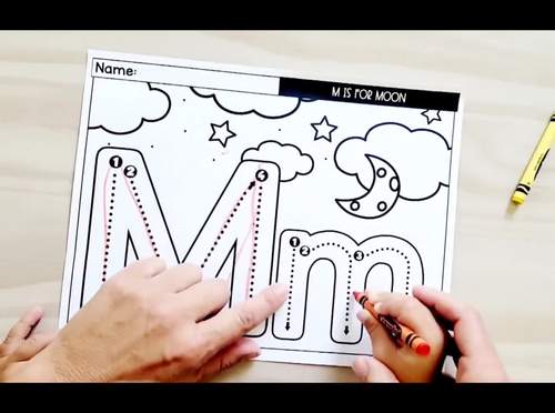 LITTLE Toddler School Lesson Plans Letter M | Tot School Activities ...