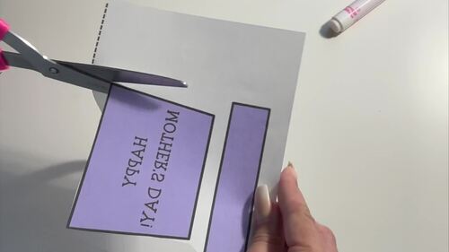 Mother's Day Flower Craft and Card | Flower Mother's Day Writing Activity