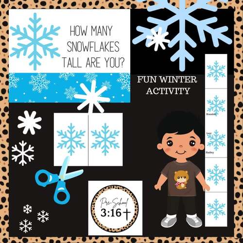 Snowflake Center| Snowflake Measurement| Winter Activity| Measurement ...