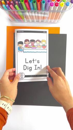 Thanksgiving Decodable Readers Reading Centers Activities Kindergarten ...