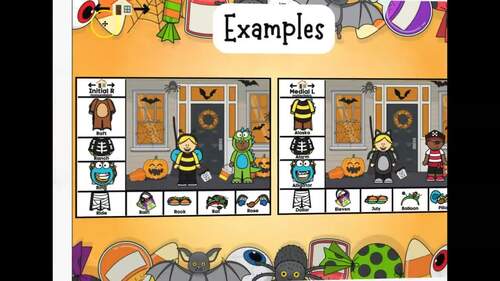 Build a Trick or Treater BOOM Cards™ P, B, M, N, W Sounds - Speech Therapy