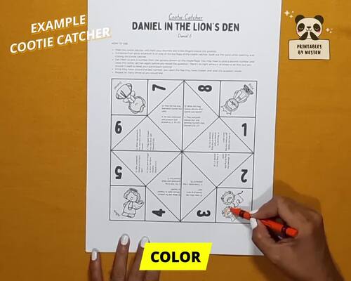 Palm Sunday Cootie Catcher | Jesus Triumphal Entry into Jerusalem ...