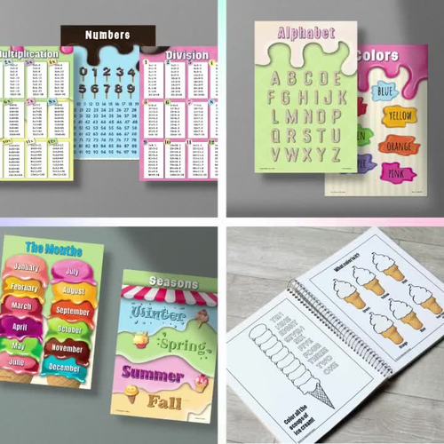 Ice Cream Shop Theme Classroom Bundle by Envisage Design Studio | TPT