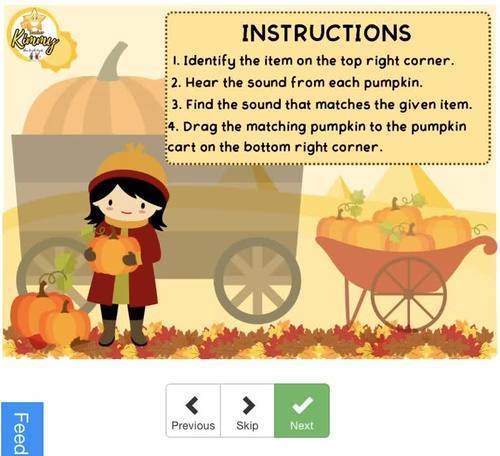 Fall Auditory Processing by Teacher Kimmy | TPT