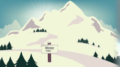5 Animated Video Backgrounds - Snow Scenery #2 by The Asset Shop
