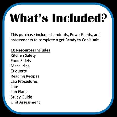 Back to School Get Ready to Cook Bundle 2 | TpT