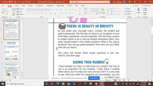 One Page Syllabus Template by ClassActsWithRags | TPT