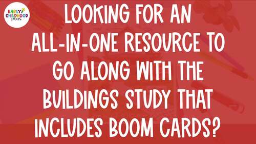Buildings Study + BOOM Cards Bundle for The Creative Curriculum | TPT