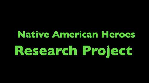Native American Heroes Research Project by Kindergarten Smorgasboard