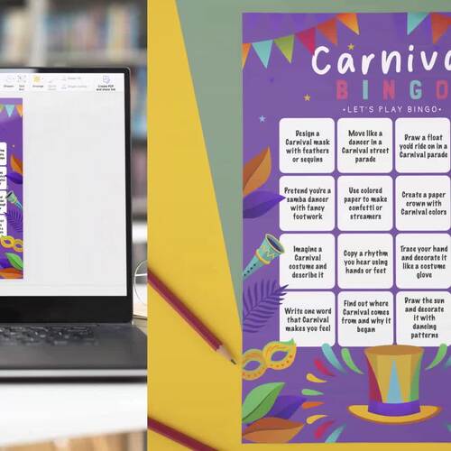 Carnival Bingo | Global Celebration Game for Kids | Editable Cultural ...