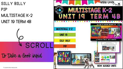 SILLY BILLY and PIP Multi-Stage K-2 Unit 19 comp B ENGLISH TERM 4B