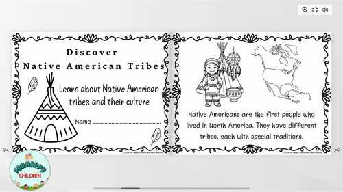 Native American heritage month activities | native American tribes mini ...