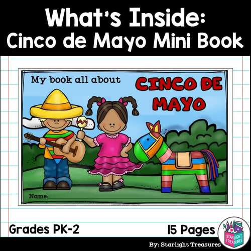 Cinco de Mayo Mini Book for Early Readers by Starlight Treasures
