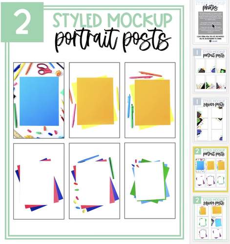 Mockups Growing Bundle by E is for Education | TPT