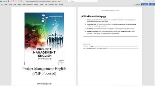Project Management English [FULL COURSE~ Textbook, Workbook, PPTX]