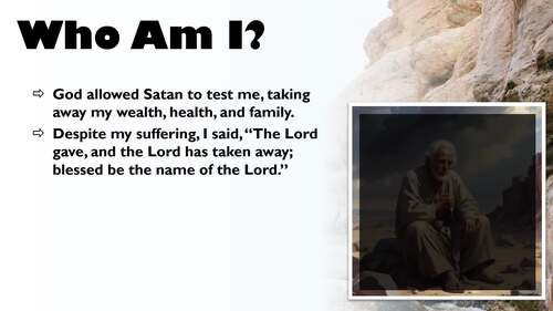 Old Testament Bible Guess Who Game Activity - Job Naomi Prophets Judges ...