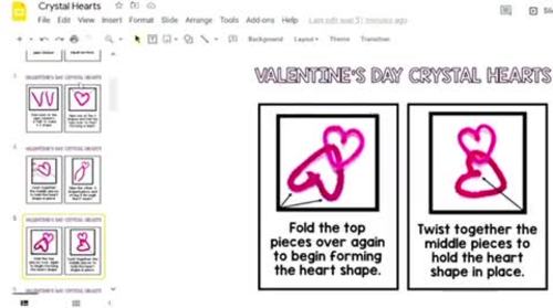 Valentine's Day - Science - Crystal Hearts - STEM - Special Education ...