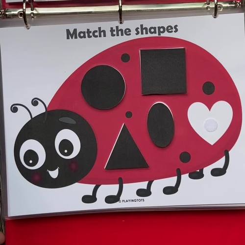 Toddler Learning Binder, Busy Book, Toddler Learning Folder, Quiet Book