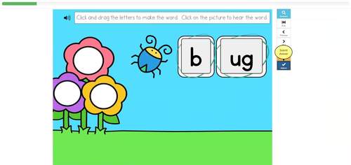 Onset and Rime CVC Words with Short Vowel u Sound Boom™ Cards | TPT